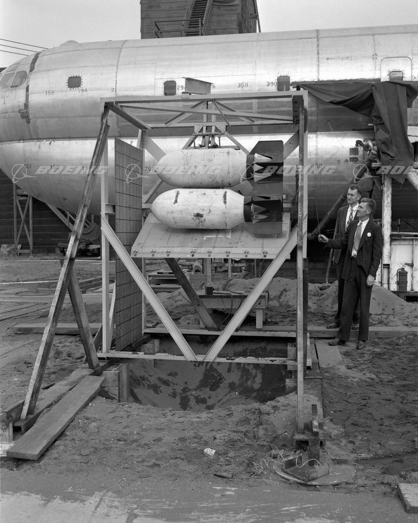 Boeing Images - XB-47 Stratojet Bomb Drop Test