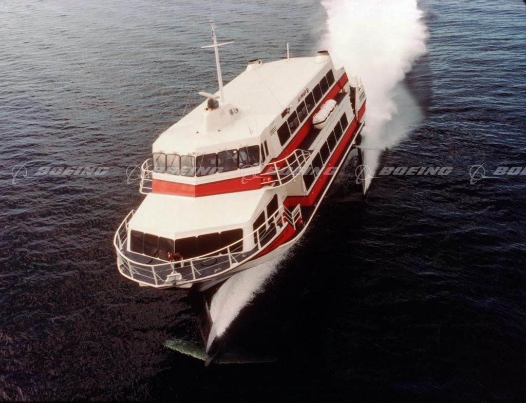 Boeing Images - Boeing Jetfoil on the Water