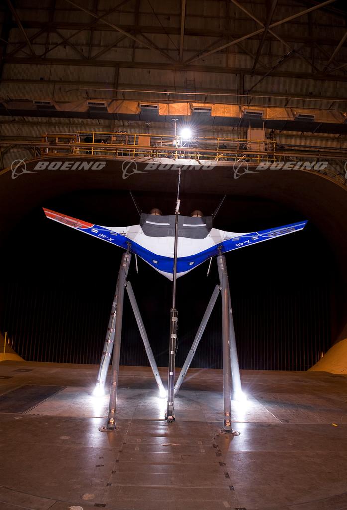 Boeing Images - Boeing X-48C in NASA Langley Wind Tunnel