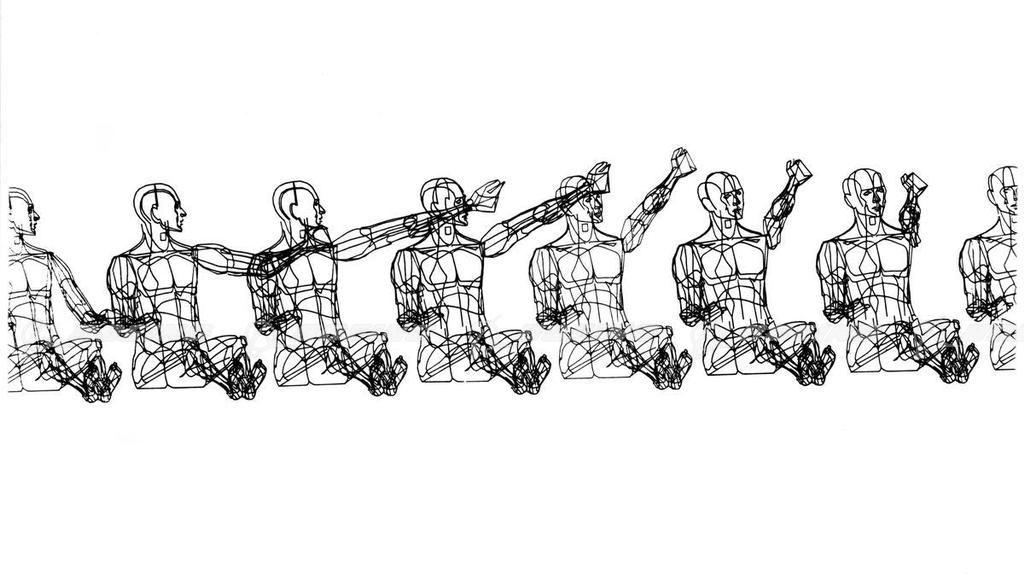 Boeing Images - William Fetter's Boeing Man Motion Figure Study