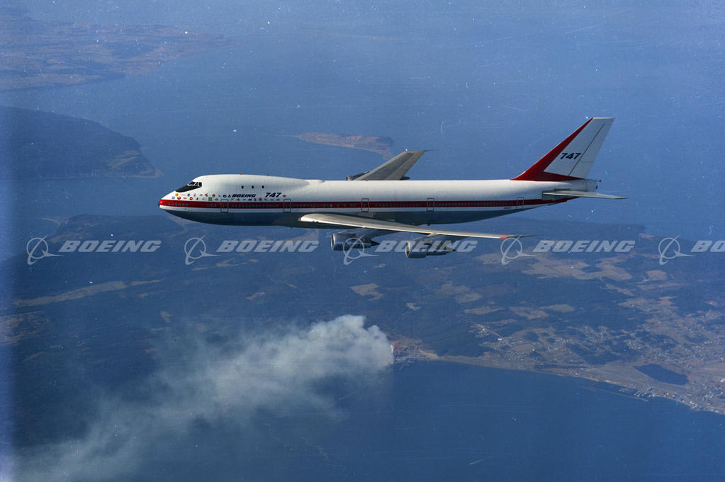 Boeing Images - 747 First Flight-in Flight 8