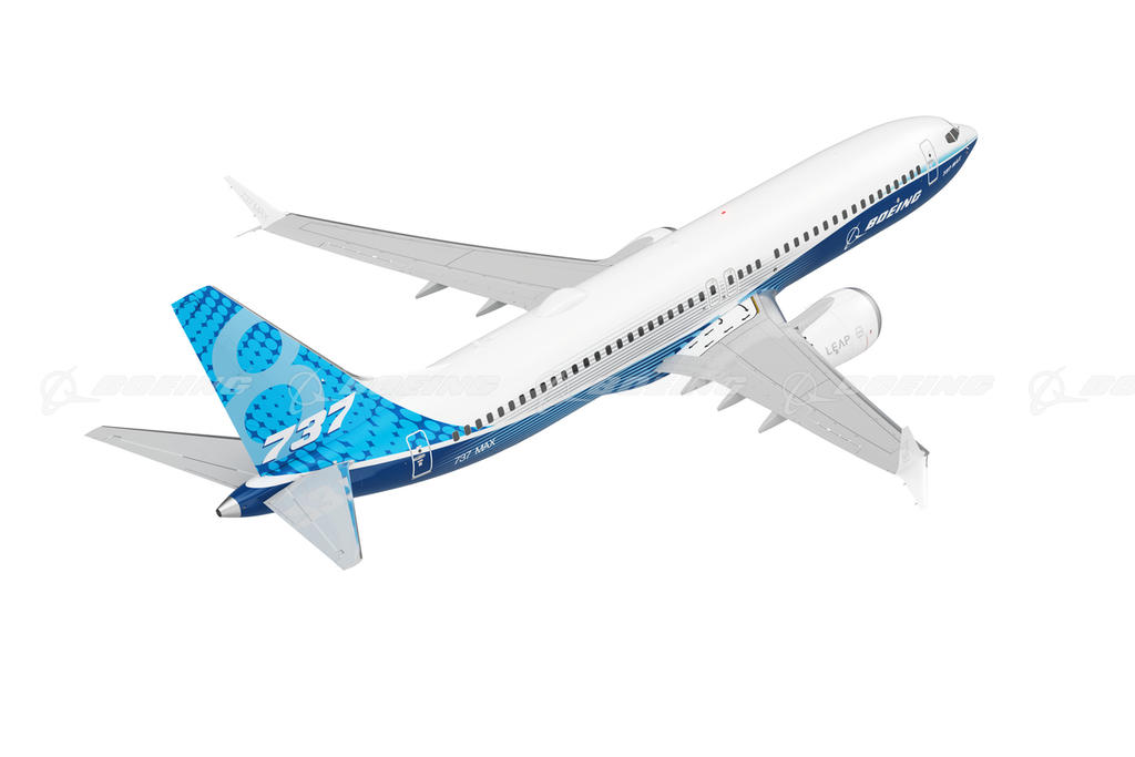 Boeing Images - Boeing 737-8 Standard View Illustrations