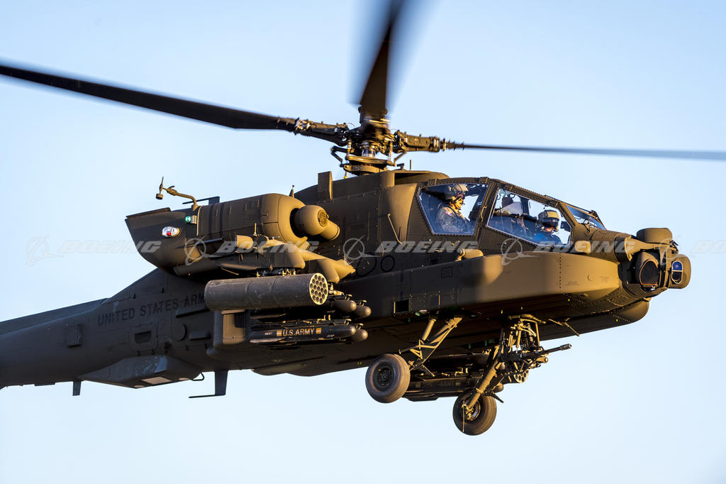 Boeing Images - Apache in flight