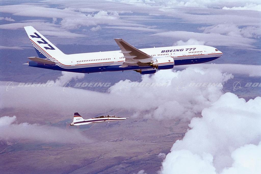 Boeing Images - 777-200 First Flight