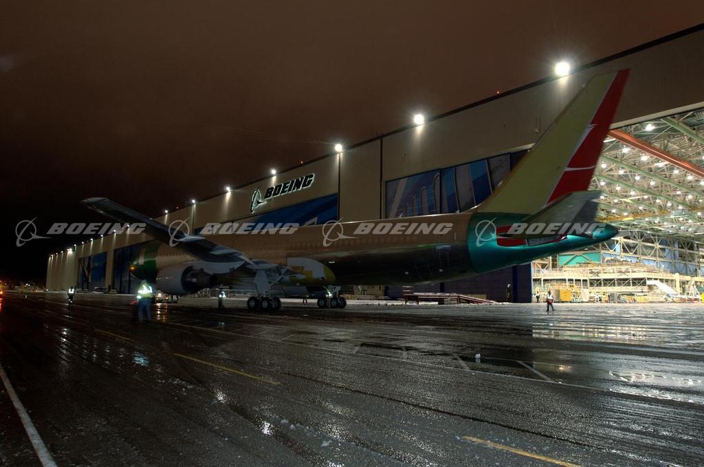 Boeing Images - 767 Factory Rollout