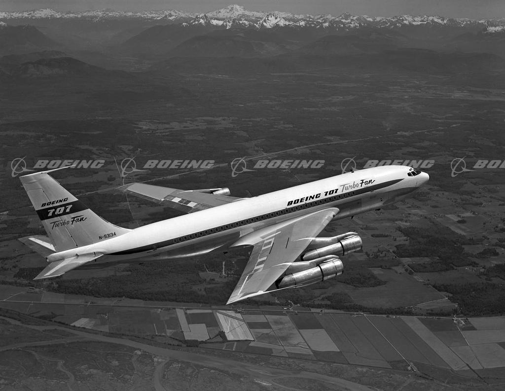Boeing Images - Boeing 707-120B in Flight