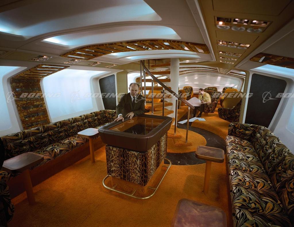 Boeing Images - 747 Tiger Lounge Lower Lobe Mock-up