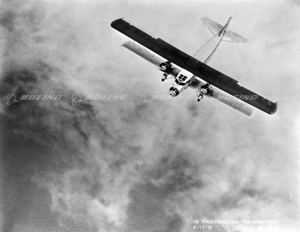 Boeing Images - Model 80 in Flight