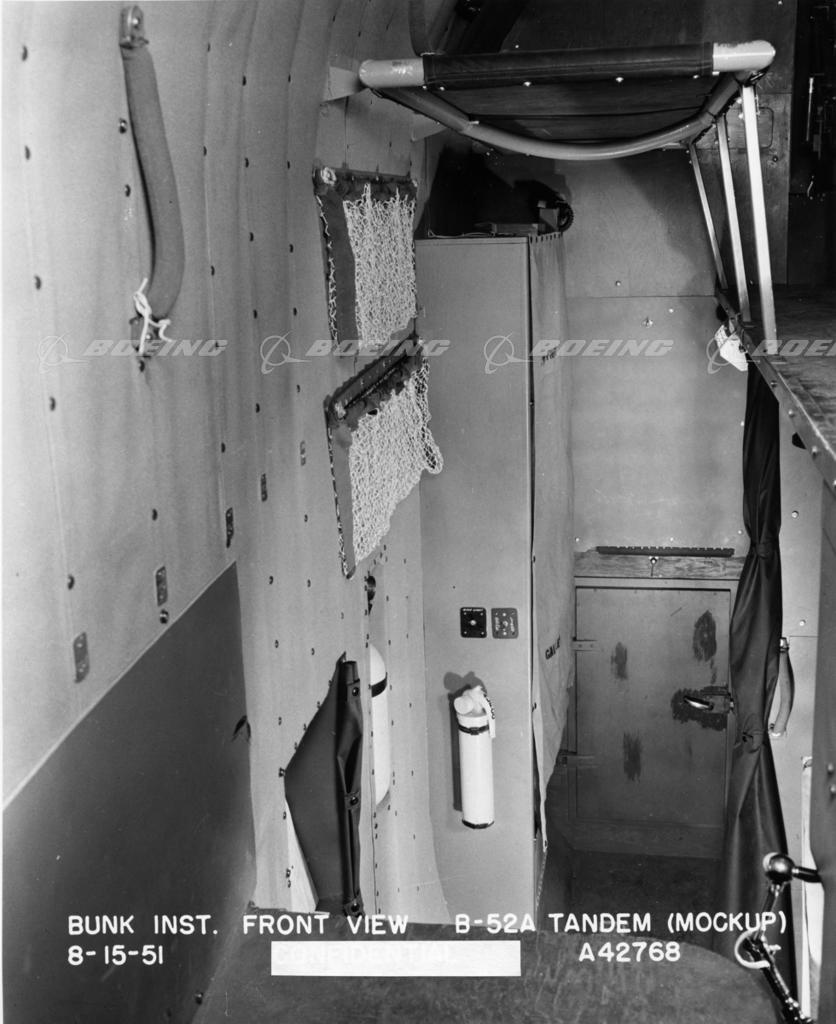 Boeing Images - B-52 Bunk Front View