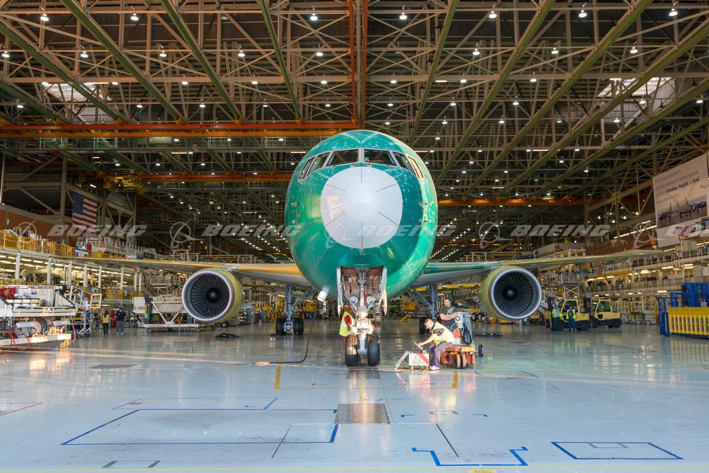 Boeing Images - 767 Freighter at End of Assembly Line