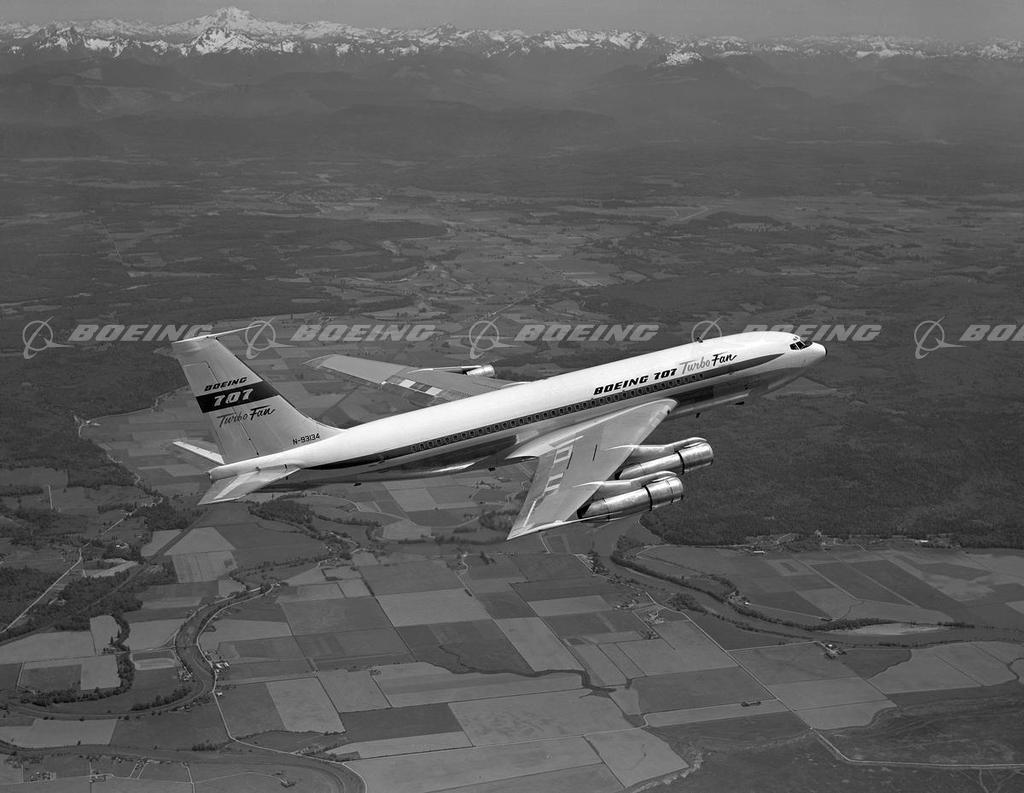 Boeing Images - Boeing 707-120B in Flight