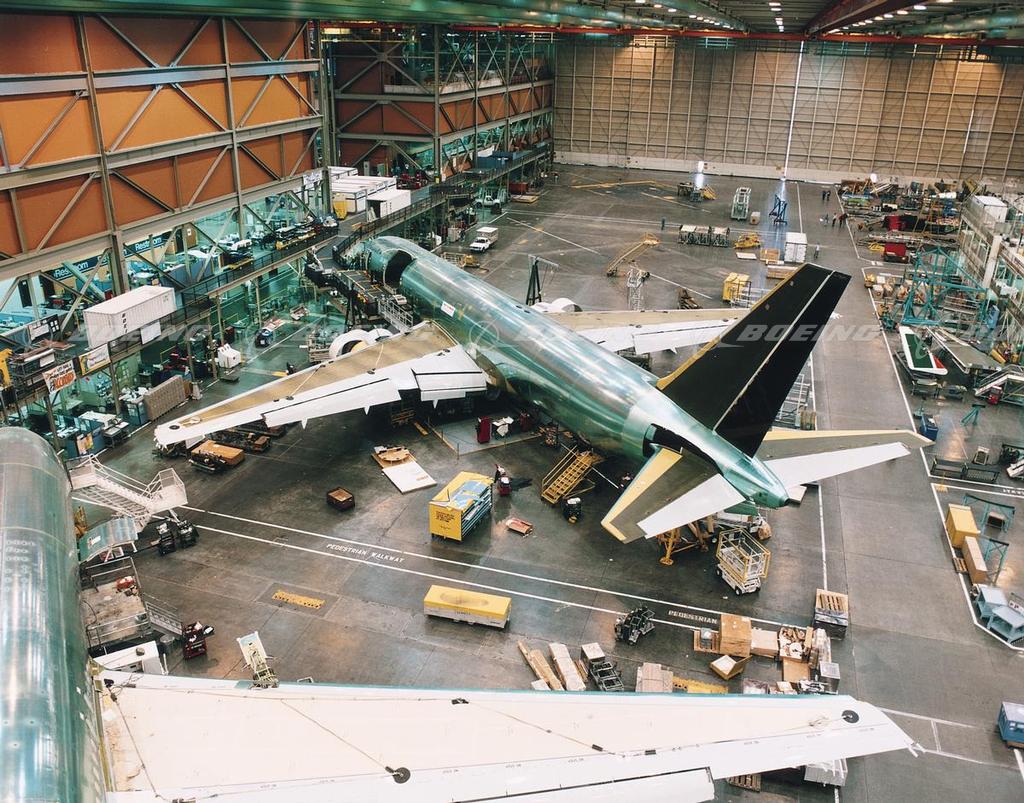 Boeing Images - First 767-300F in Assembly