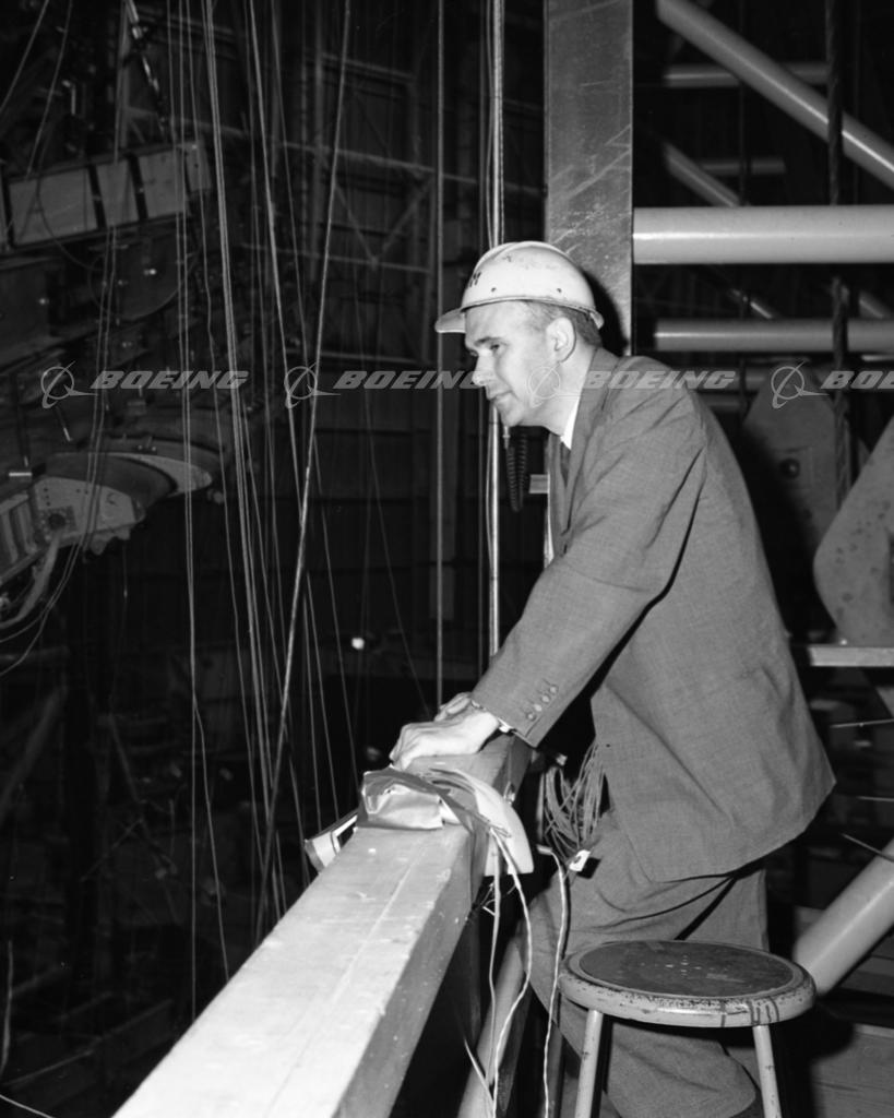 Boeing Images - Jack Steiner Witnessing the Destructive Test of a ...