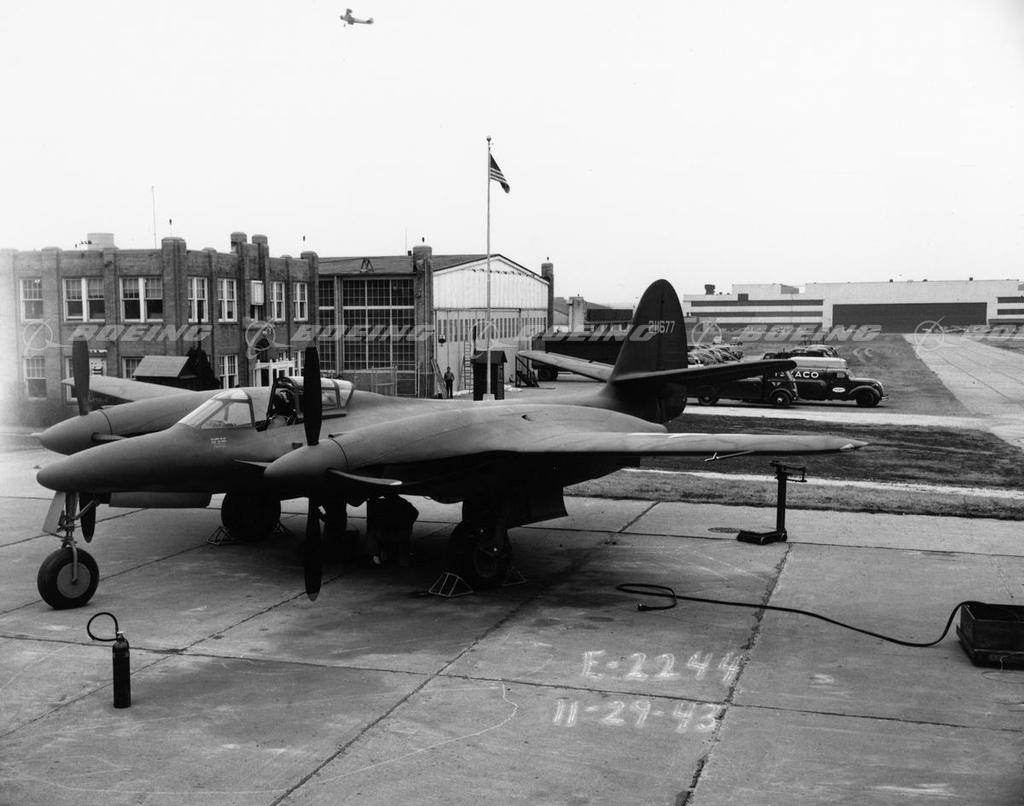Boeing Images - XP-67 Bat on the Tarmac
