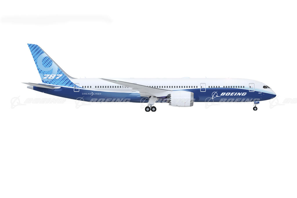Boeing Images - 787-9 Dreamliner Standard View Illustration Unified ...