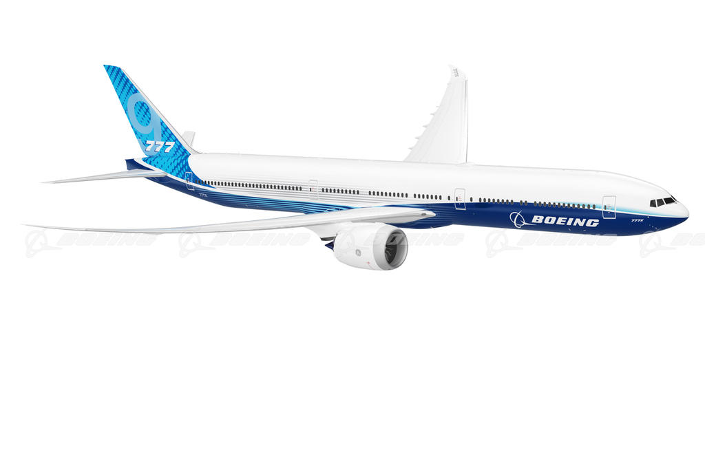 Boeing Images - 777-9 Standard View Illustrations