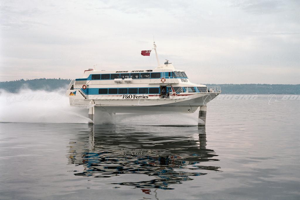 Boeing Images - Boeing Jetfoil on the Water