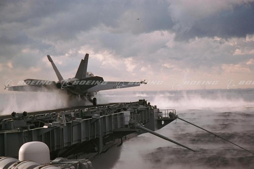 Boeing Images - F/A-18E/F Super Hornet Carrier Catapult Launch