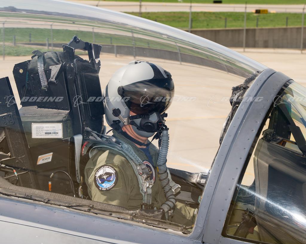 Boeing Images - F-15 Silent Eagle Pilot Wearing JHMCS