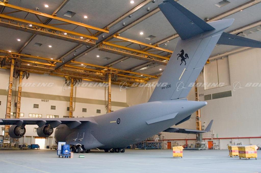 Boeing Images - First C-17 Globemaster III for Australia Rolls out of ...