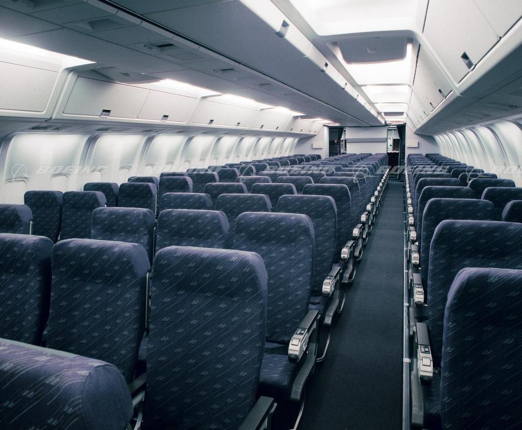 Boeing Images - 767 Economy Class Passenger Cabin