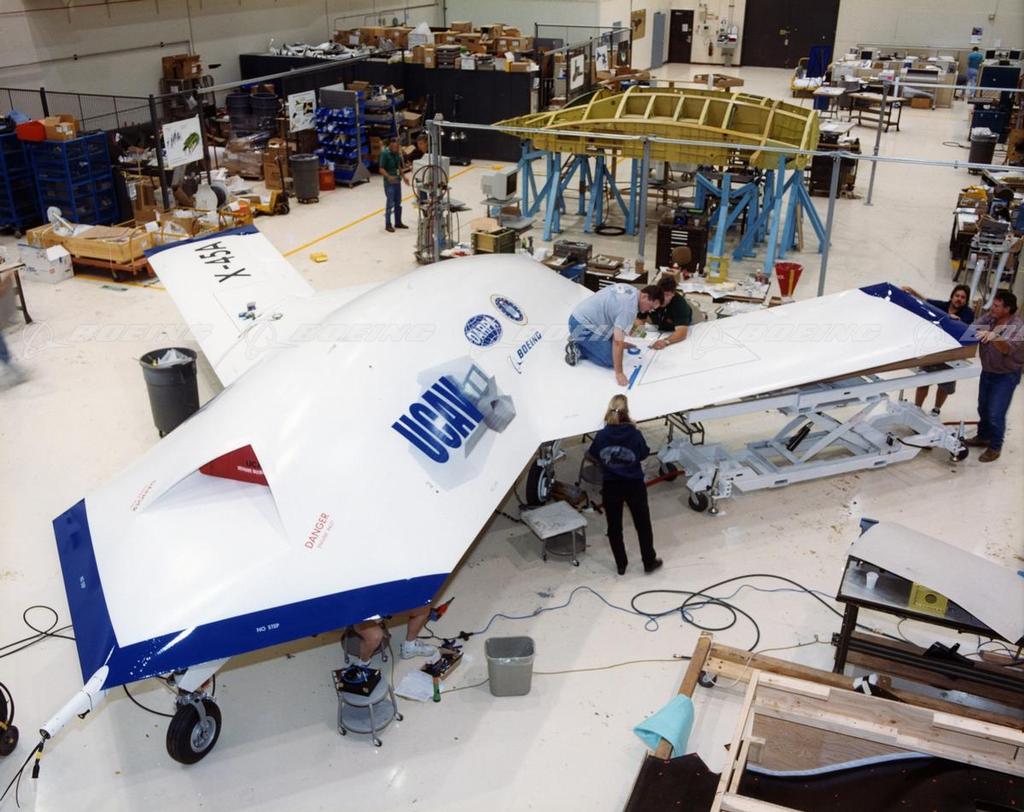 Boeing Images - X-45A J-UCAS in Assembly
