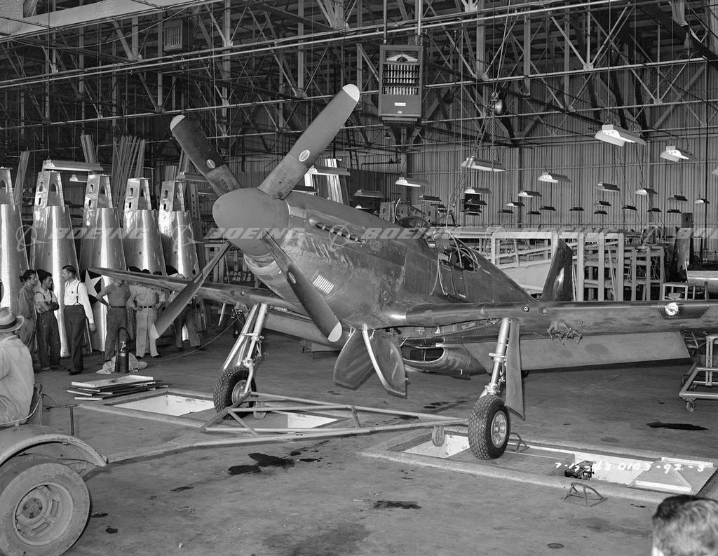 Boeing Images - P-51C Mustang First Off the Dallas Production Line