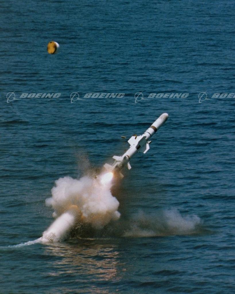 Boeing Images - AGM-84D Harpoon Anti-Ship Missile Launch