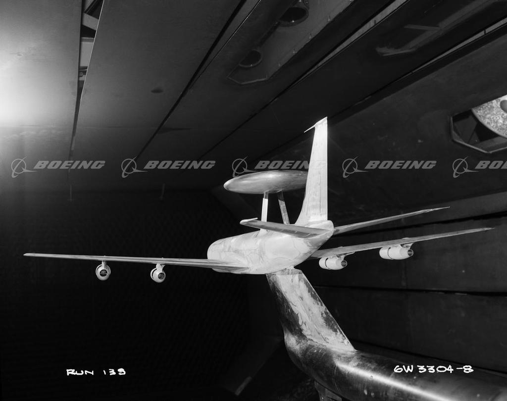 Boeing Images - E-3 AWACS Wind Tunnel Model