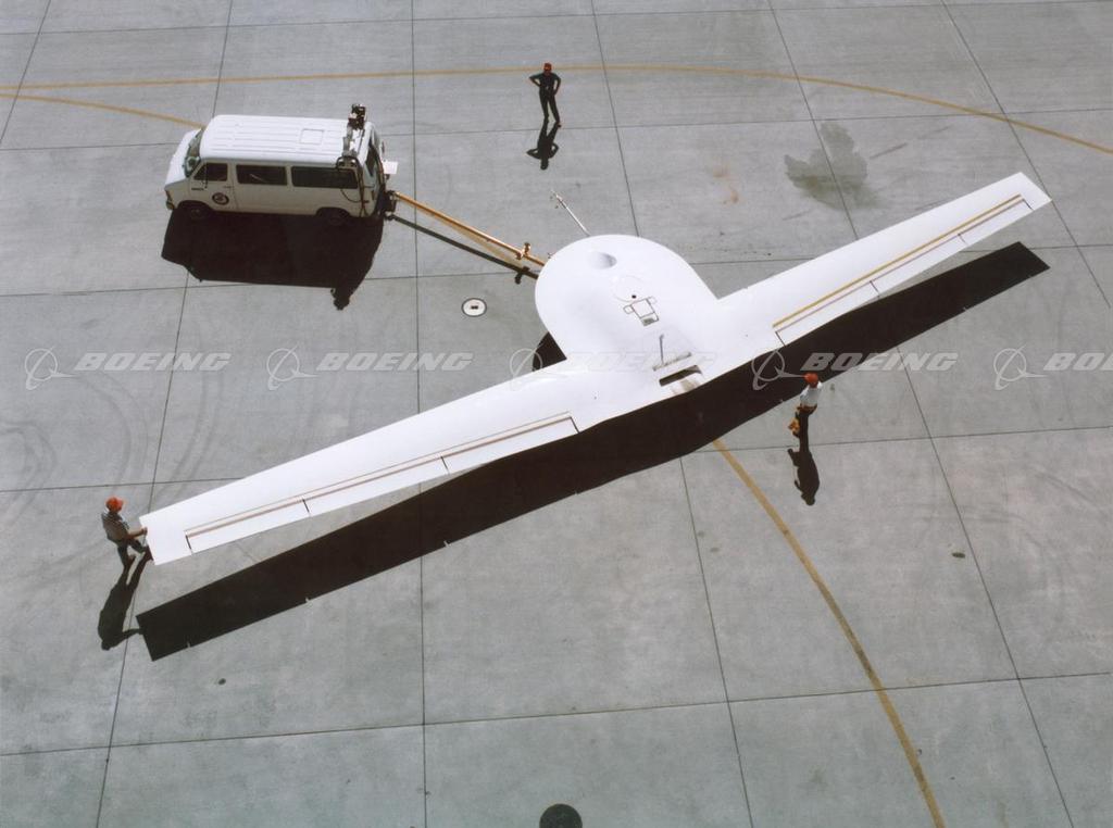 Boeing Images - Darkstar UAV being towed