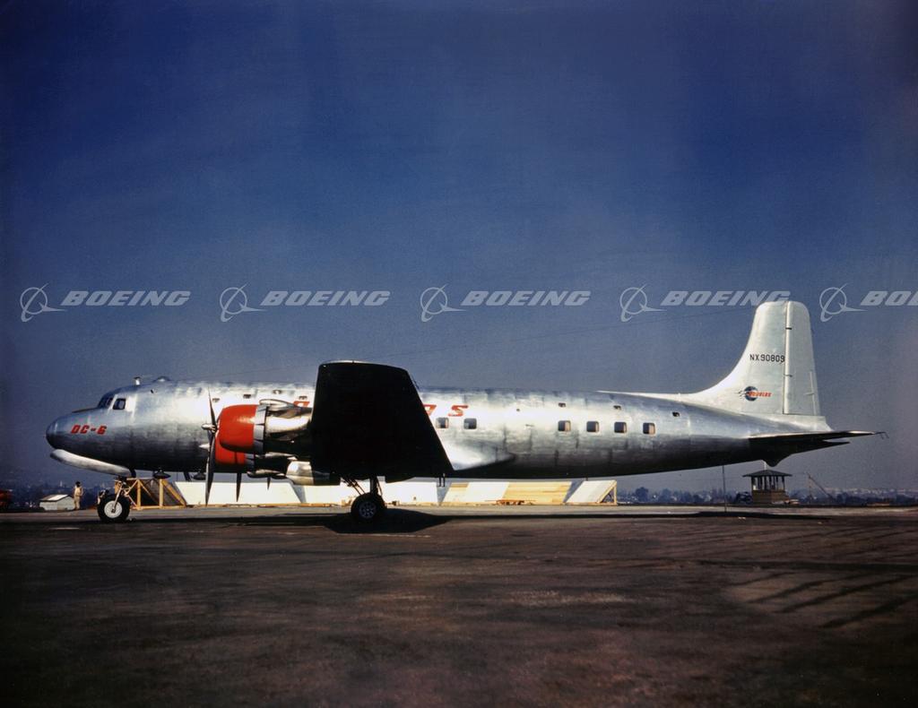 Boeing Images - DC-6 on Tarmac