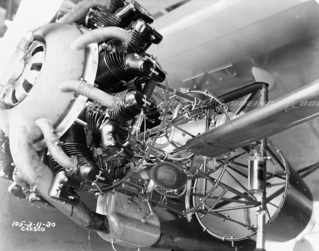 Boeing Images - Fokker Rotary Engine