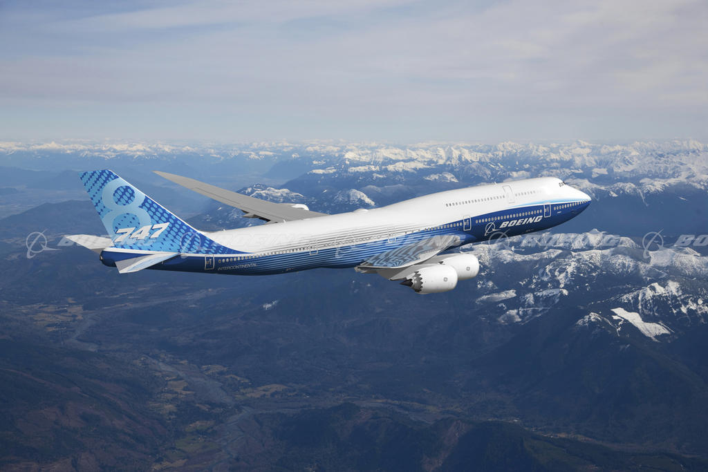 Boeing Images - 747-8 Intercontinental in new BCA Unified Family livery