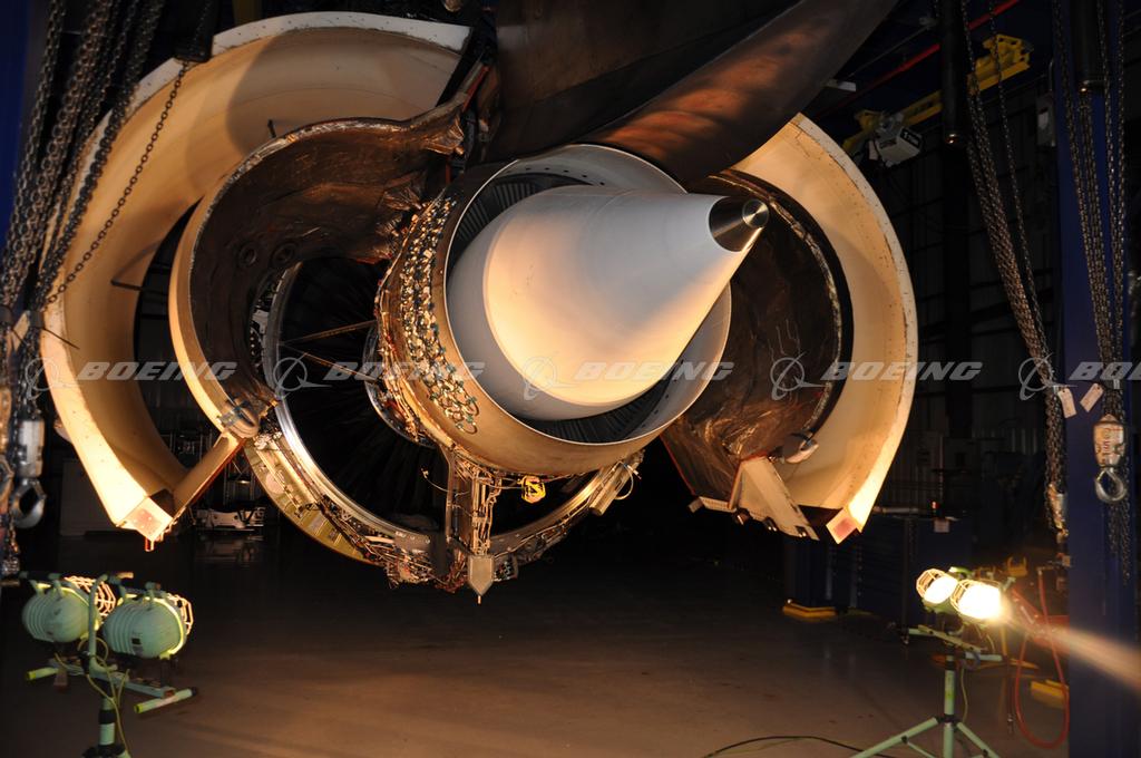 Boeing Images - Ceramic Matrix Composite Acoustic Engine Nozzle