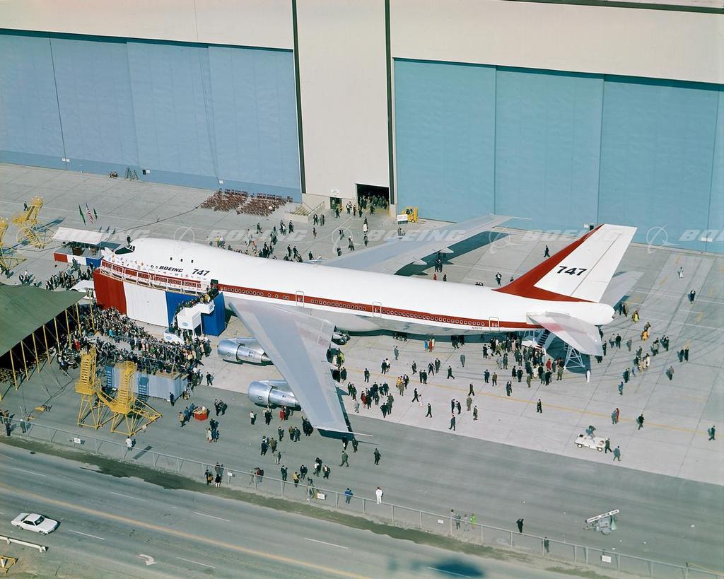 Boeing Images - 747-100 Rollout