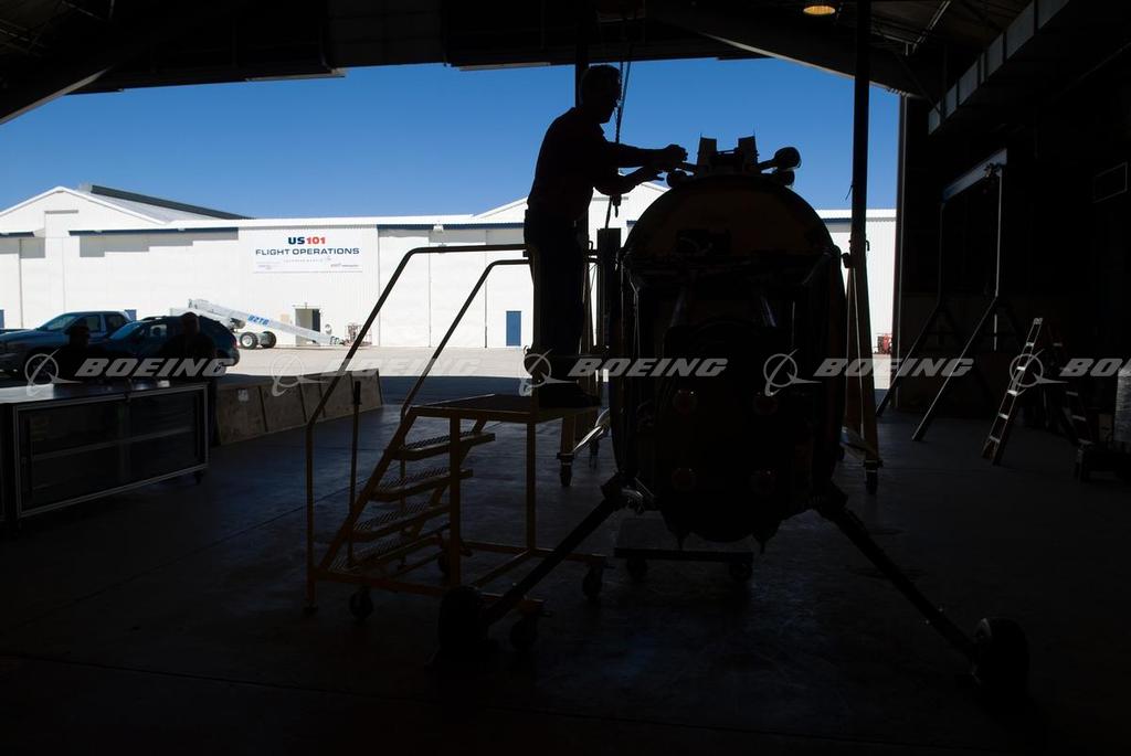 Boeing Images - A160 Hummingbird UAV in Hangar