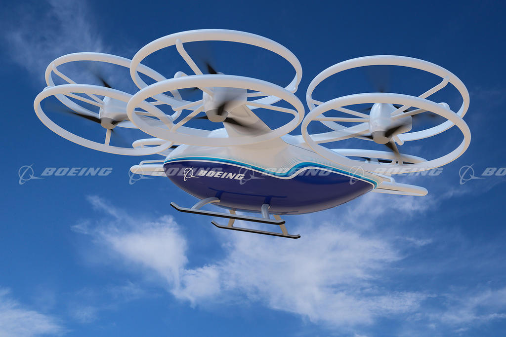 Boeing Images - Boeing CAV In Flight