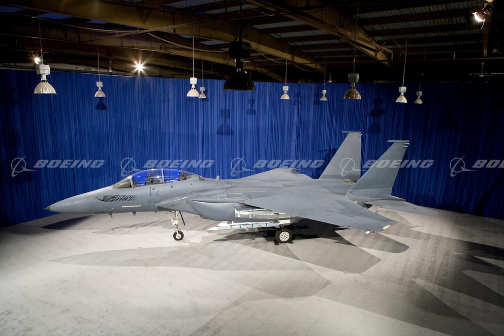 Boeing Images - F-15SE Silent Eagle on Stage