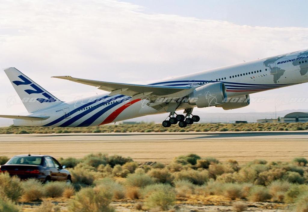 Boeing Images - 777-300ER Test Flight Takeoff