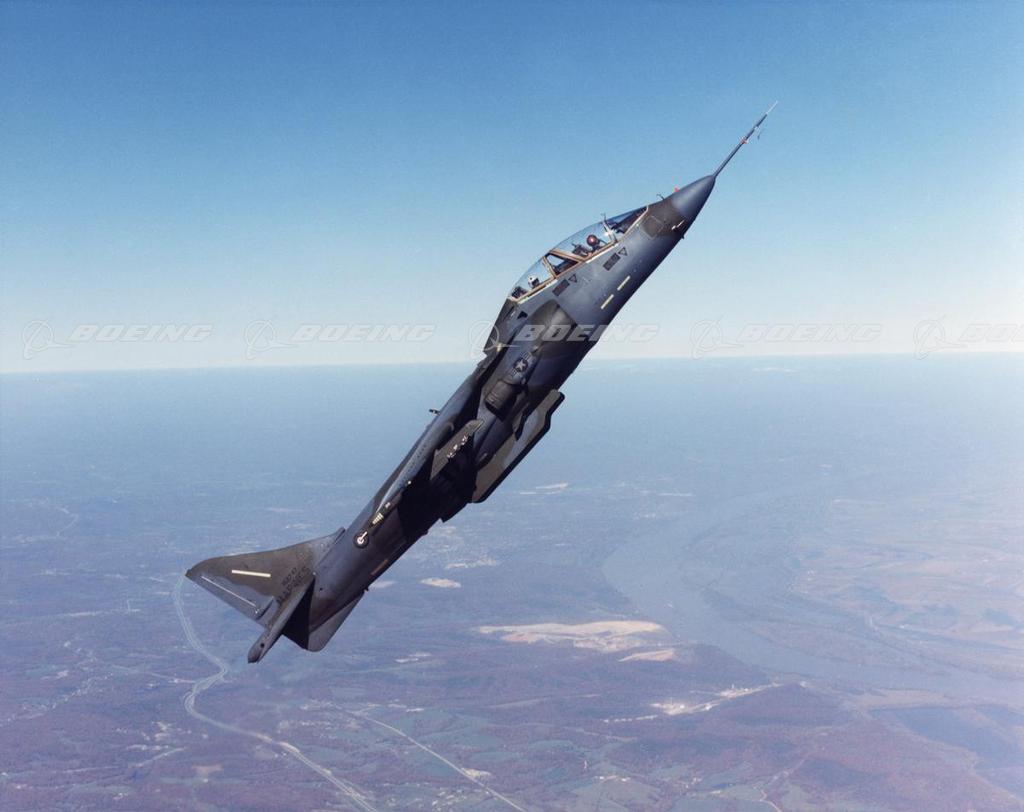 Boeing Images - AV-8B Harrier II in Steep Ascent