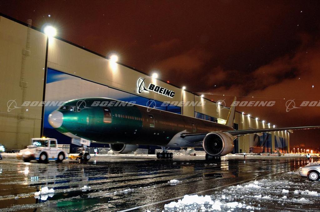 Boeing Images - 777 Factory Rollout