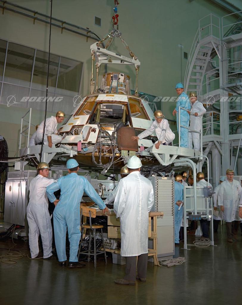 Boeing Images - Apollo Command Module Under Construction