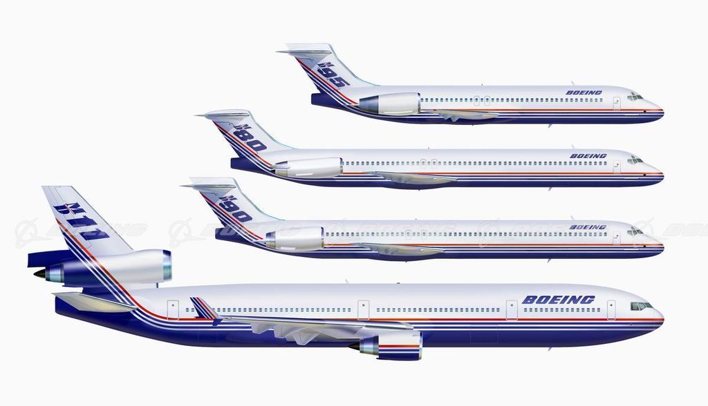Boeing Images - McDonnell Douglas Commercial Product Lineup in 1981 ...