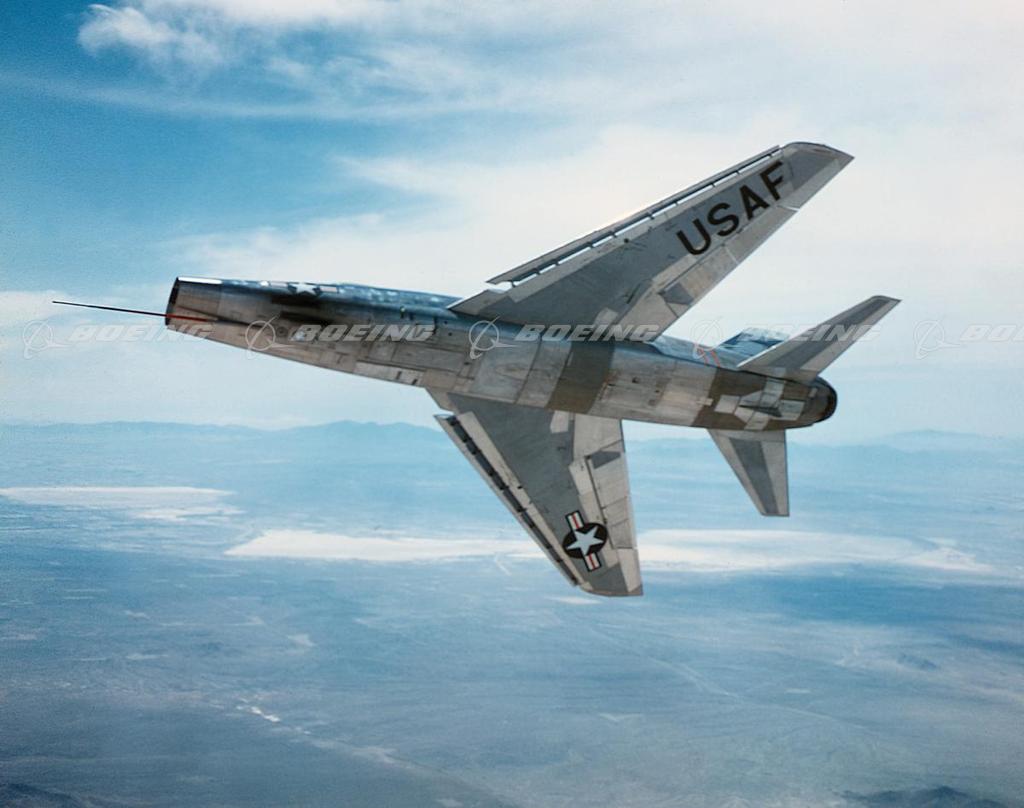 Boeing Images - F-100A Super Sabre in Flight