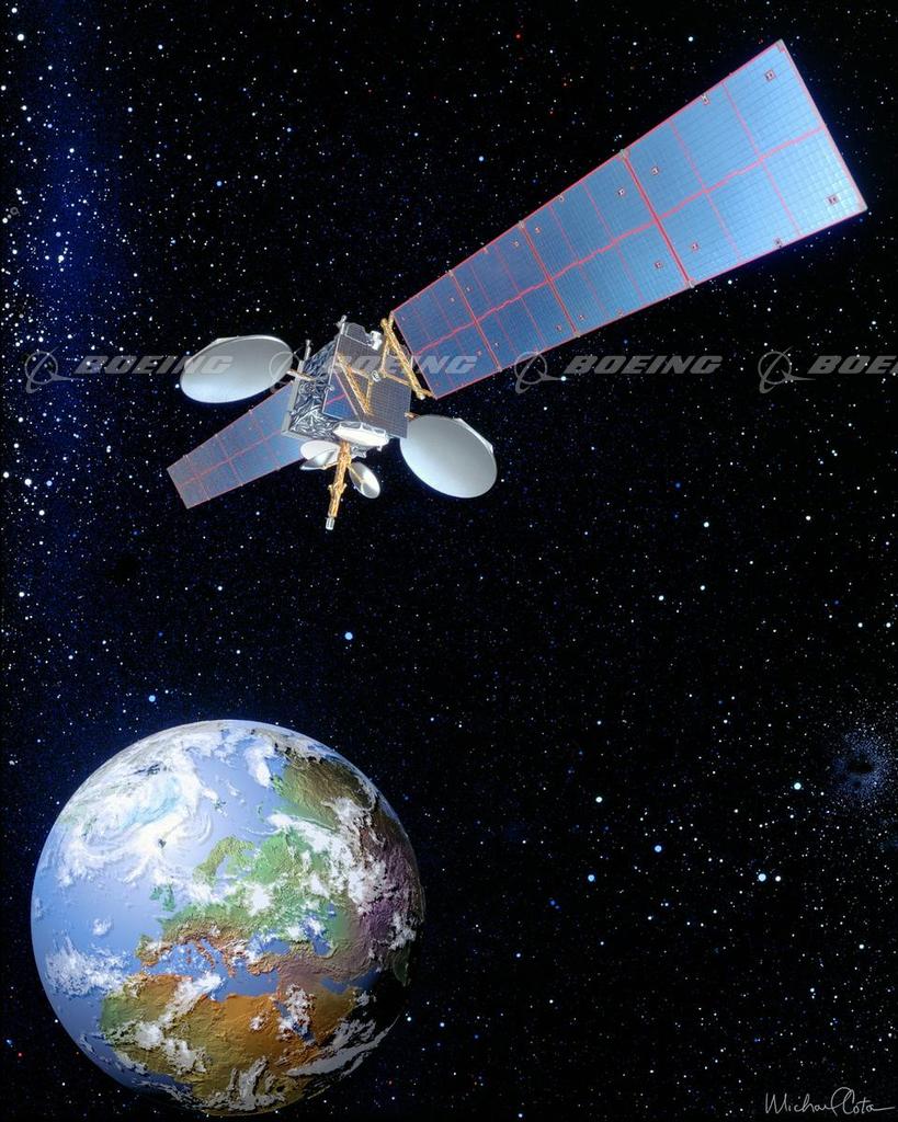 Boeing Images - 601HP Satellite, ASTRA 1H, in Orbit