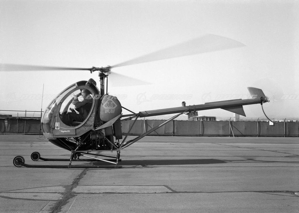 Boeing Images - Early Hughes Helicopter (TH-55 Osage, 200/268/300) on ...