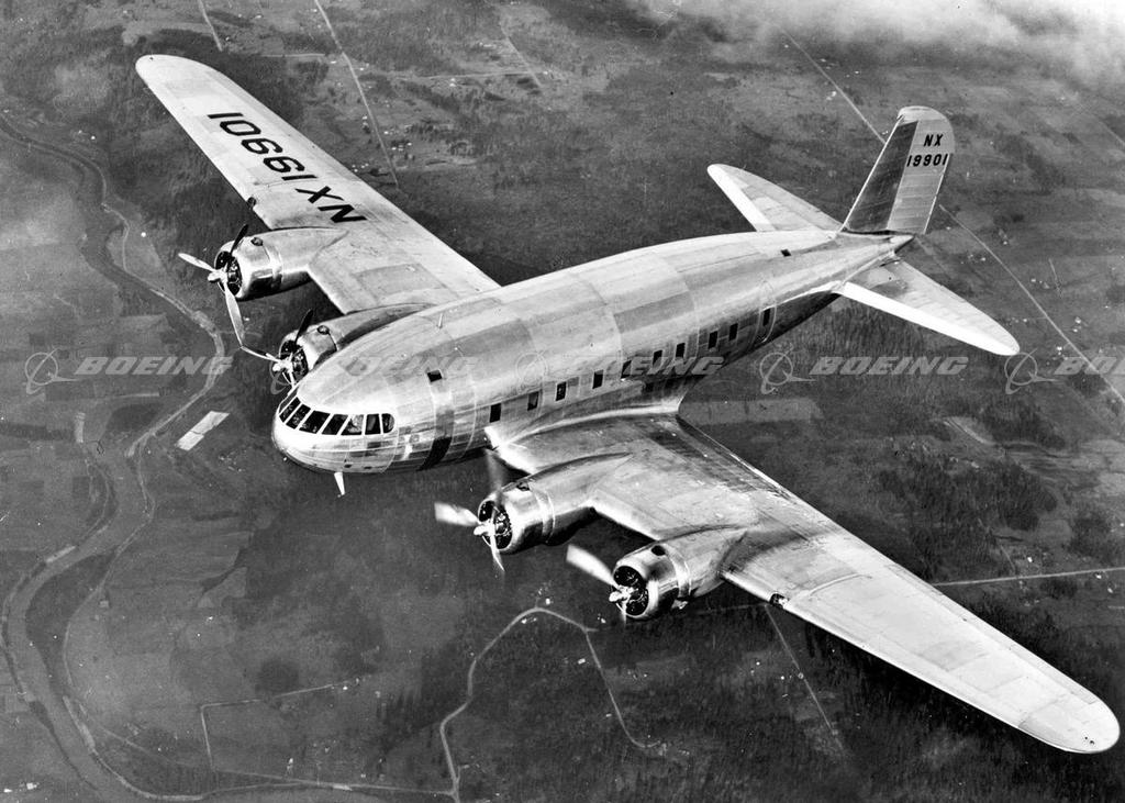 Boeing Images - Boeing 307 Stratoliner Prototype in Flight