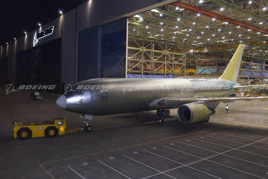 Boeing Images - 767 Tanker Factory Rollout