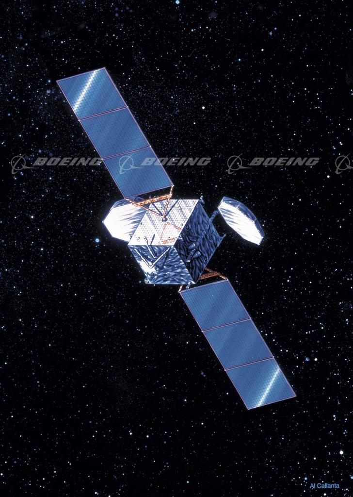 Boeing Images - JCSAT-8 601 Satellite in Orbit