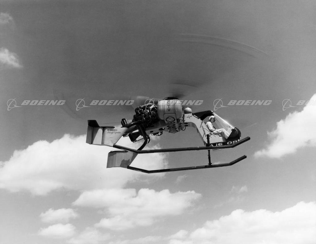 Boeing Images - McDonnell Model 120 Helicopter in Flight